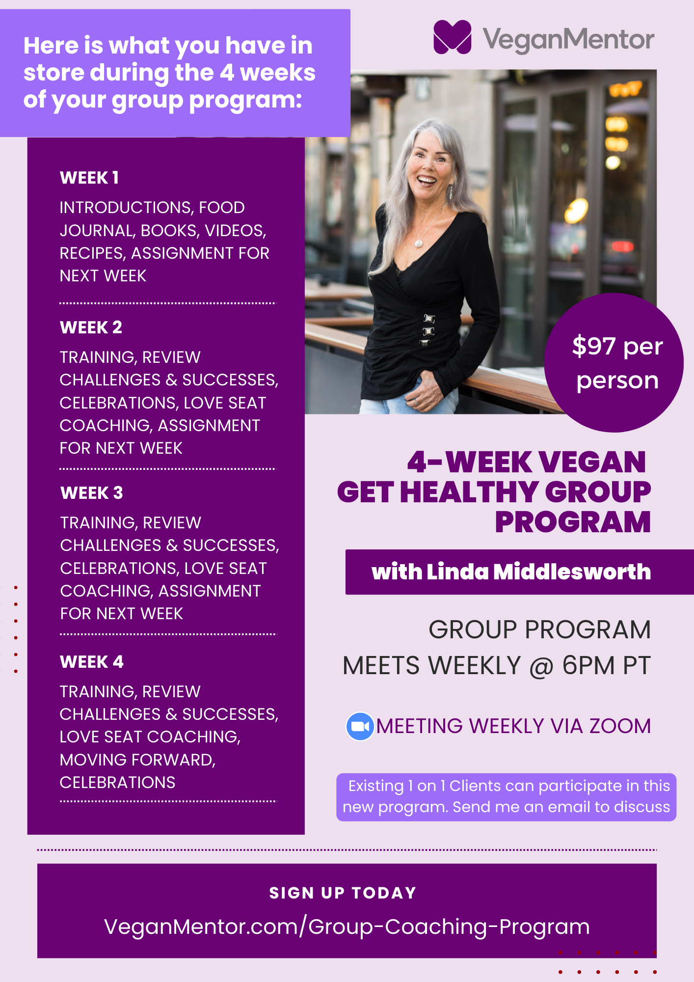 Get Healthy Group Program — VeganMentor