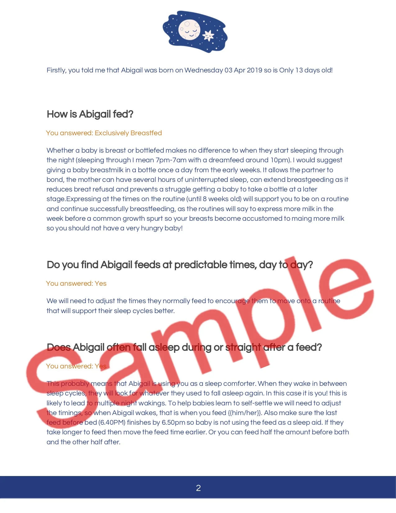 Sleep Through The Night