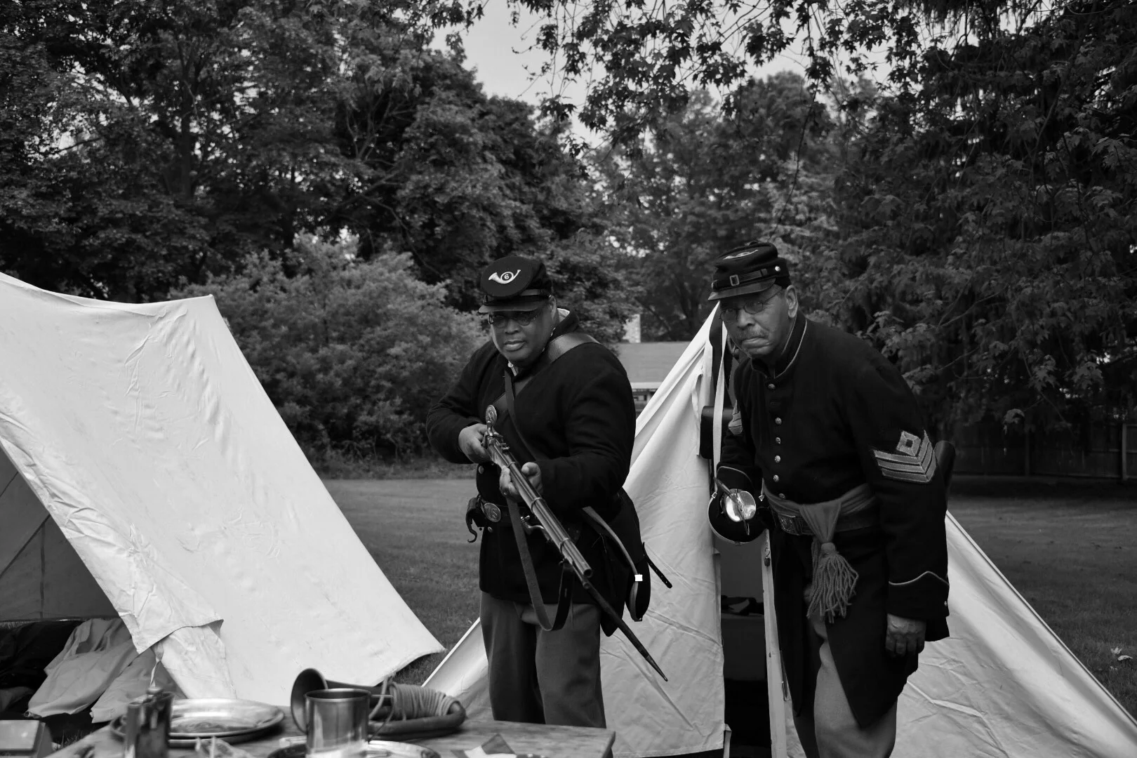 The 6th Regiment Infantry USCT Historic Encampment — The Hopewell Museum