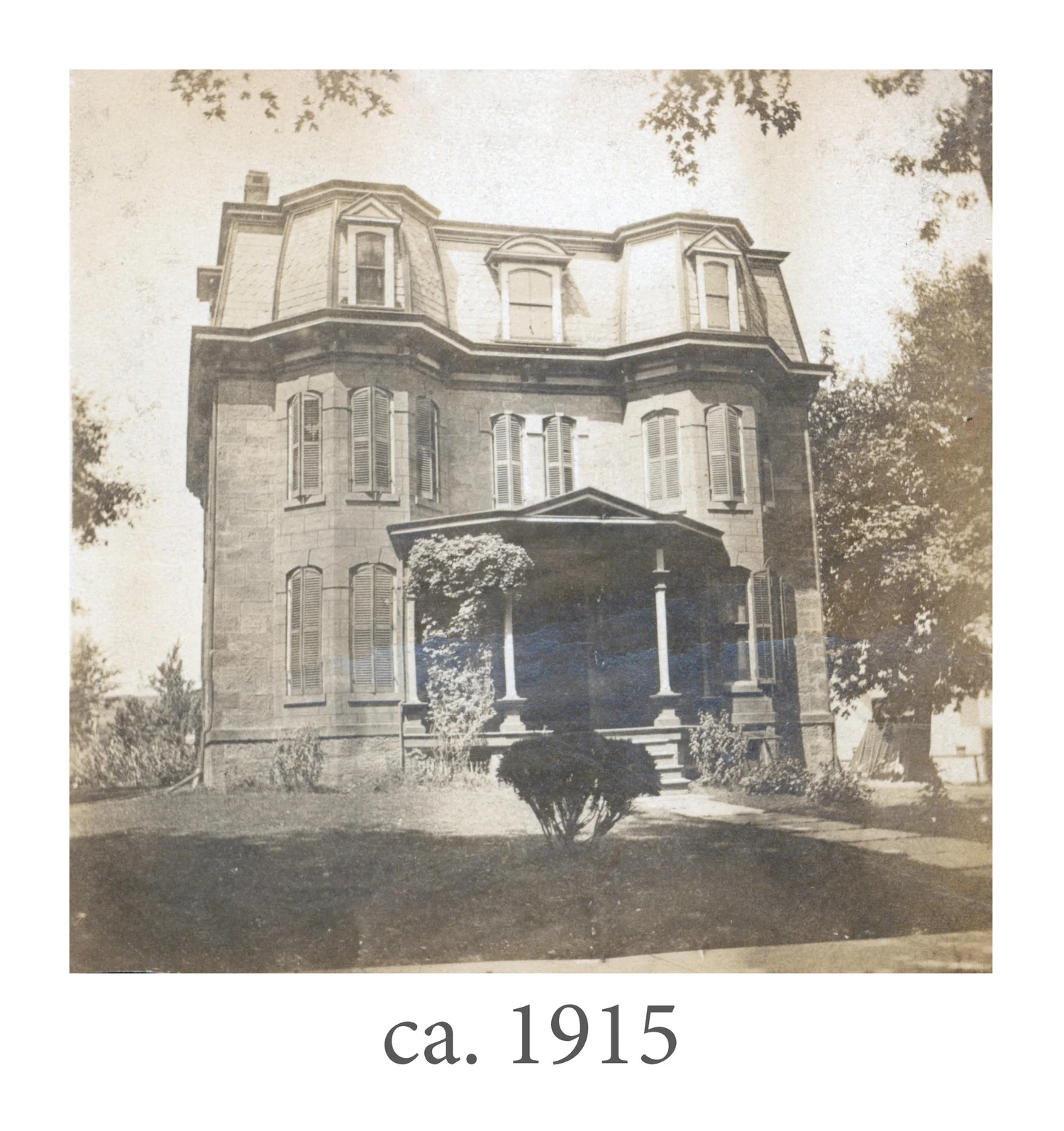 The Hopewell Museum Mansion Over the Decades — The Hopewell Museum