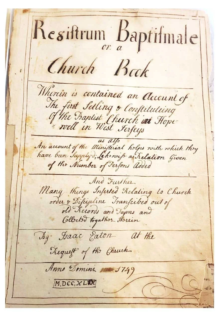 A Chronological History of the Hopewell Baptist Church and Cemetery ...