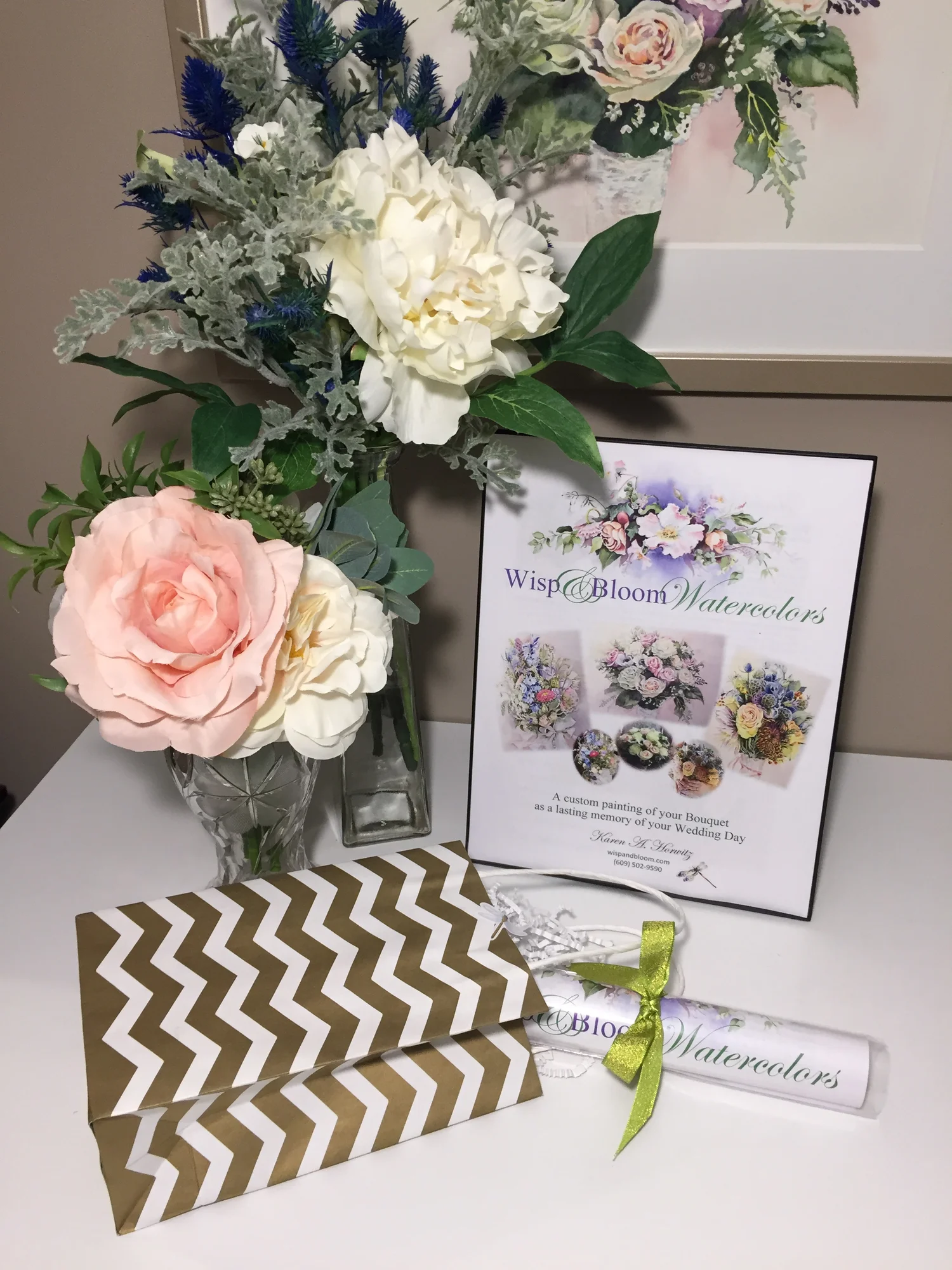 Bouquet Paintings — Wisp & Bloom Watercolors
