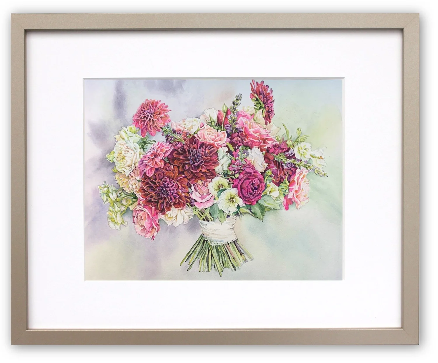 Bouquet Paintings — Wisp & Bloom Watercolors