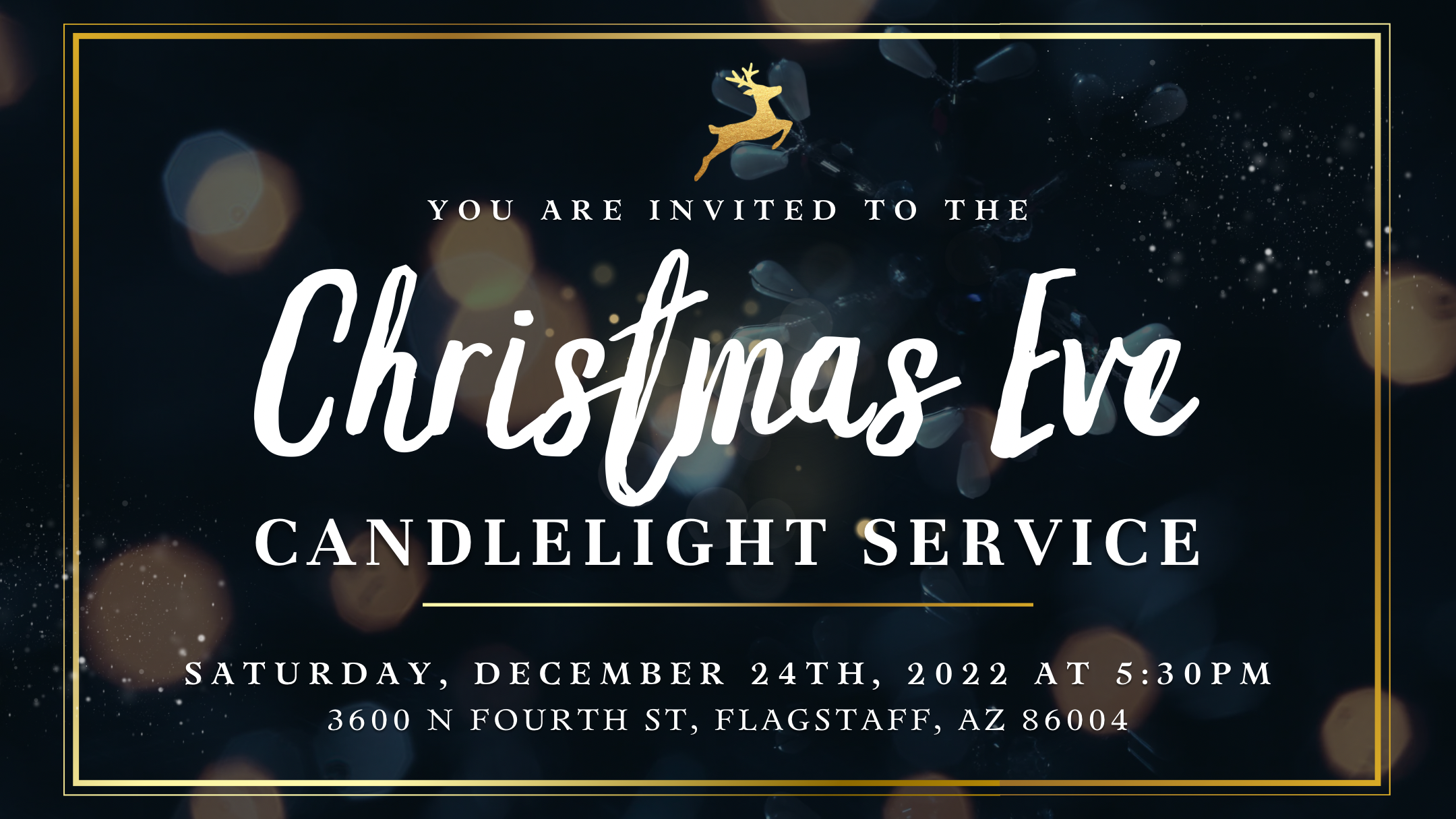 Christmas Eve Service Banner