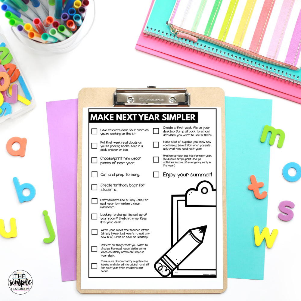 How to Clear the Clutter in Your Classroom (for good!) — The Simple ...