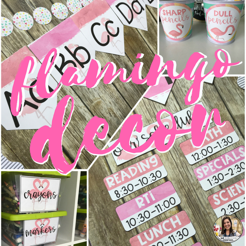 Flamingo Classroom Decor + a FREEBIE! — The Simple Classroom