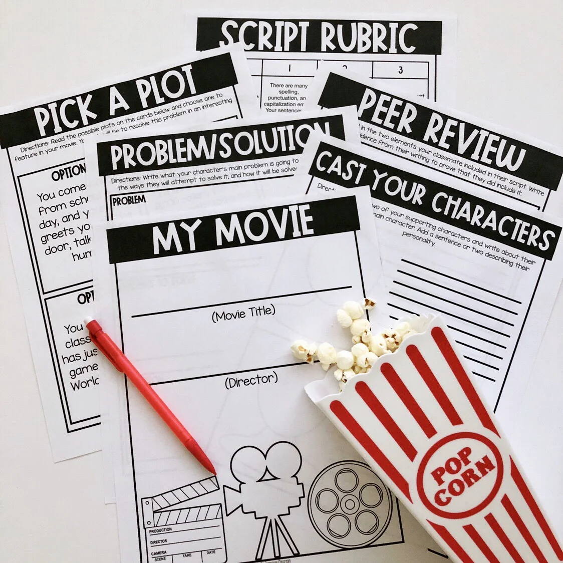 Celebrate Awards Season with a WRITING PROJECT — The Simple Classroom