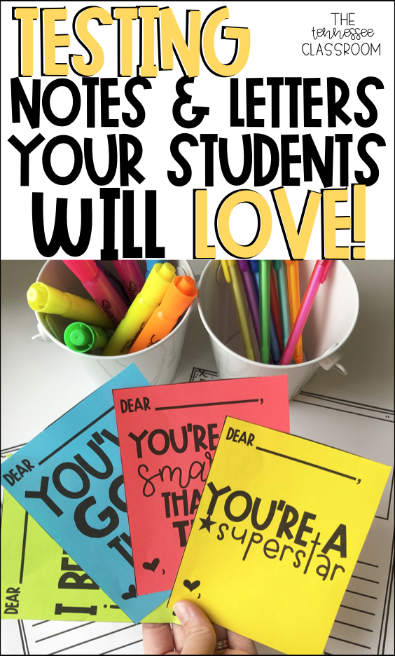 Testing Season Letters that Your Students will LOVE — The Simple Classroom