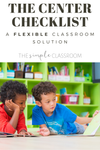 The Reading Center Checklist — The Simple Classroom