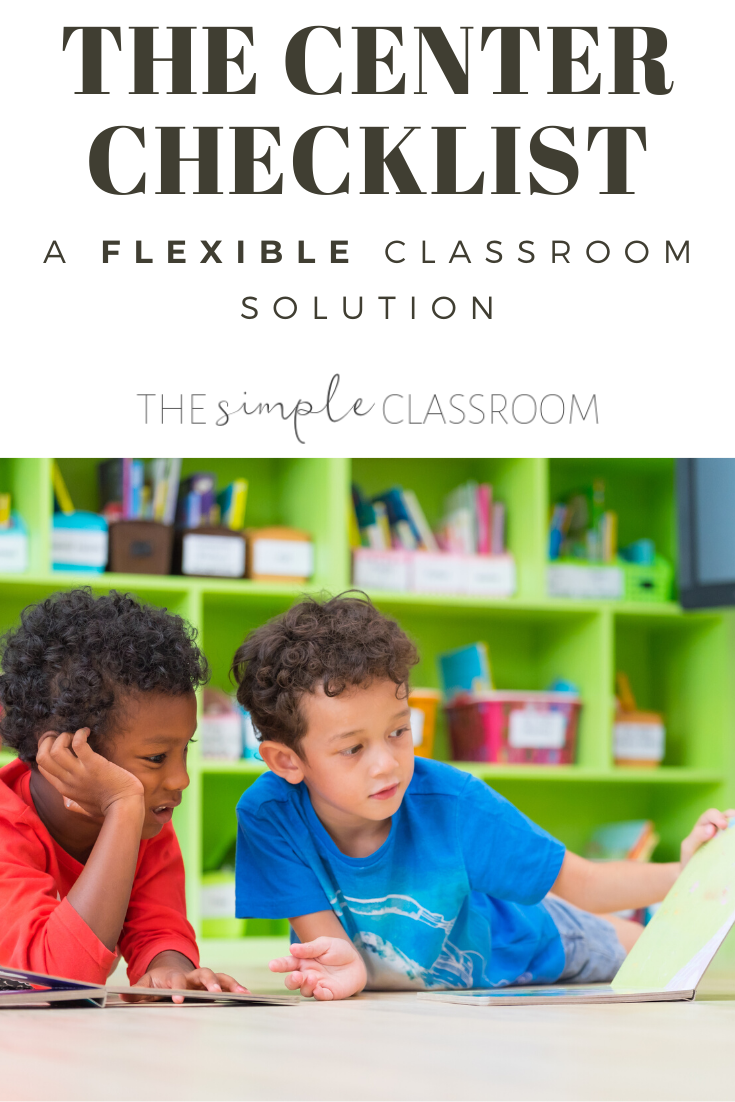 The Reading Center Checklist — The Simple Classroom