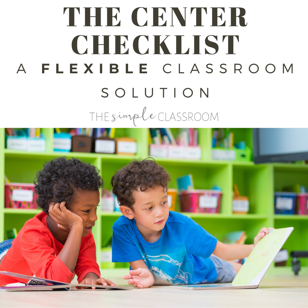 The Reading Center Checklist — The Simple Classroom