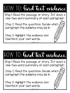 Three-Step Approach to Citing Text Evidence | Small Group Engagement ...