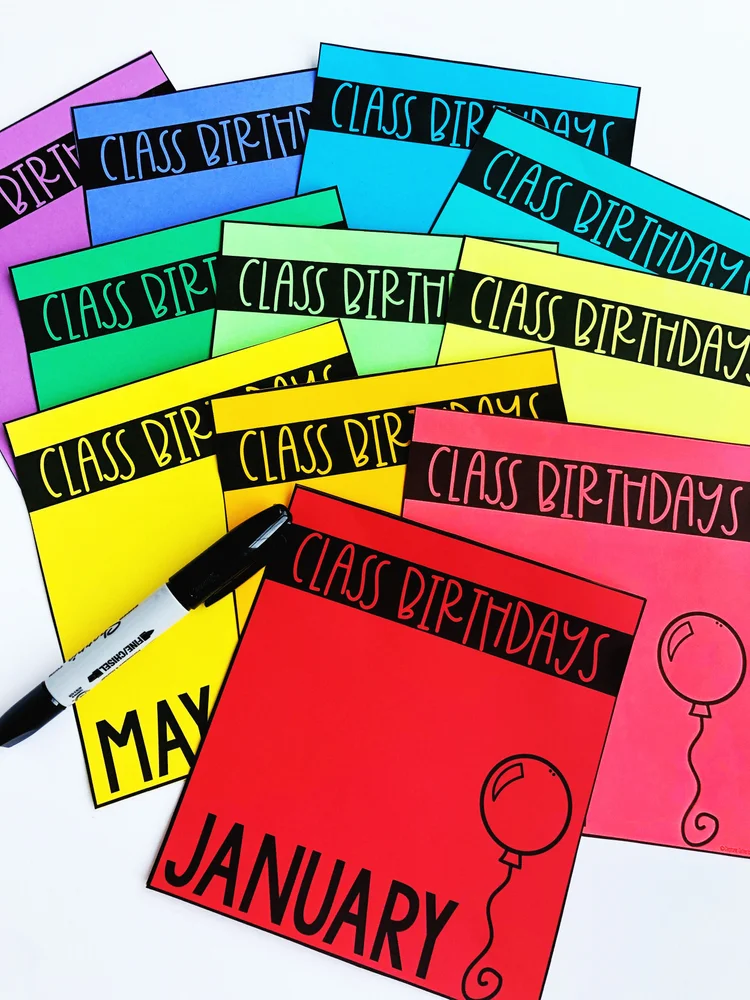 Birthday Bags and a No-Fuss Birthday Display — The Simple Classroom