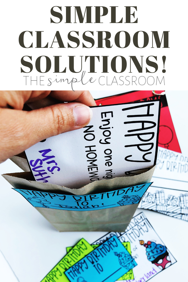 Simple Classroom Solutions | Back to School Made Easy Pt. 1 — The ...
