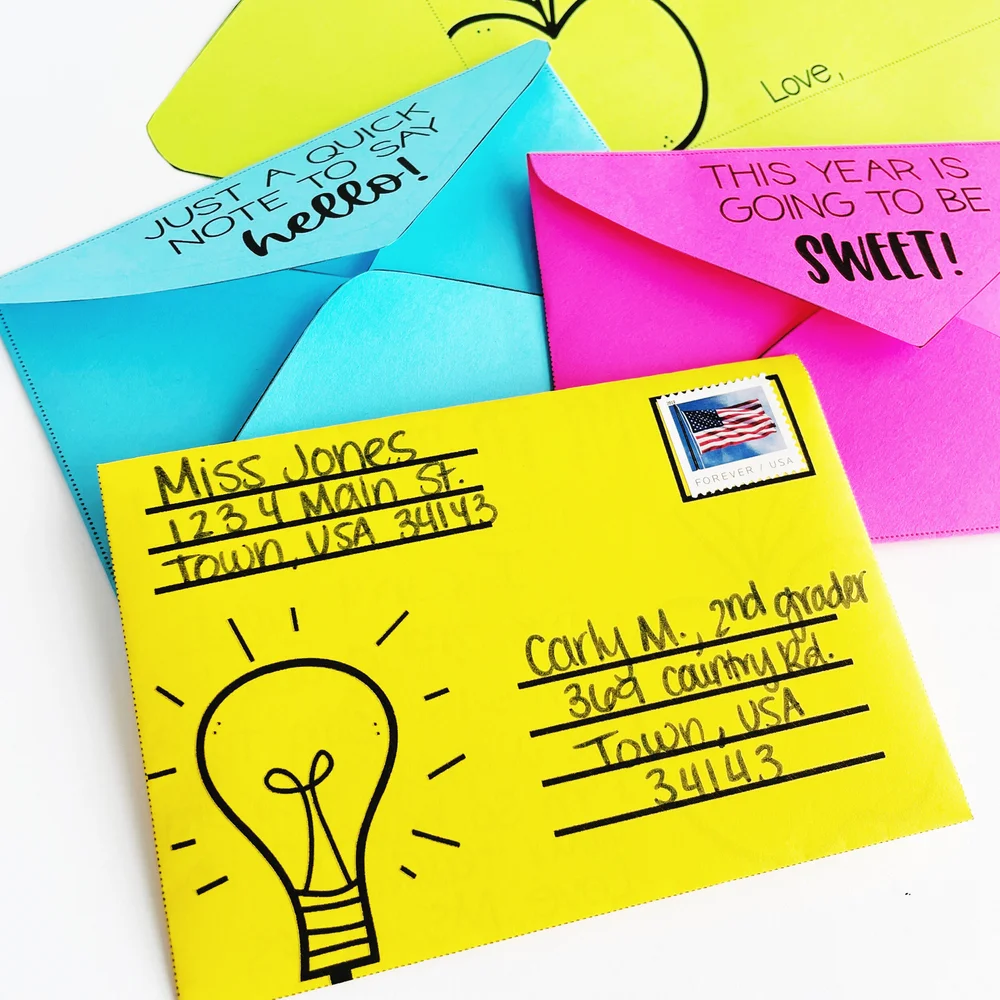 Back to School Postcards that Build Community — The Simple Classroom