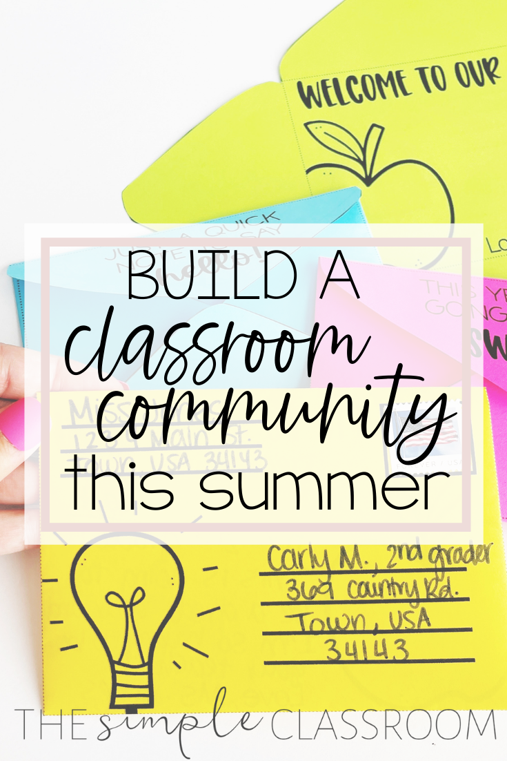 Back to School Postcards that Build Community — The Simple Classroom