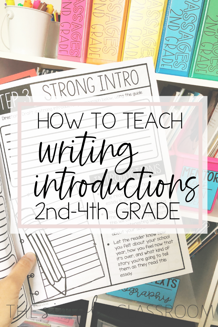 Writing a Strong Introduction | Writing Mini-Lessons — The Simple Classroom