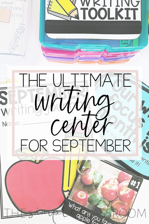 The Ultimate September Writing Center — The Simple Classroom