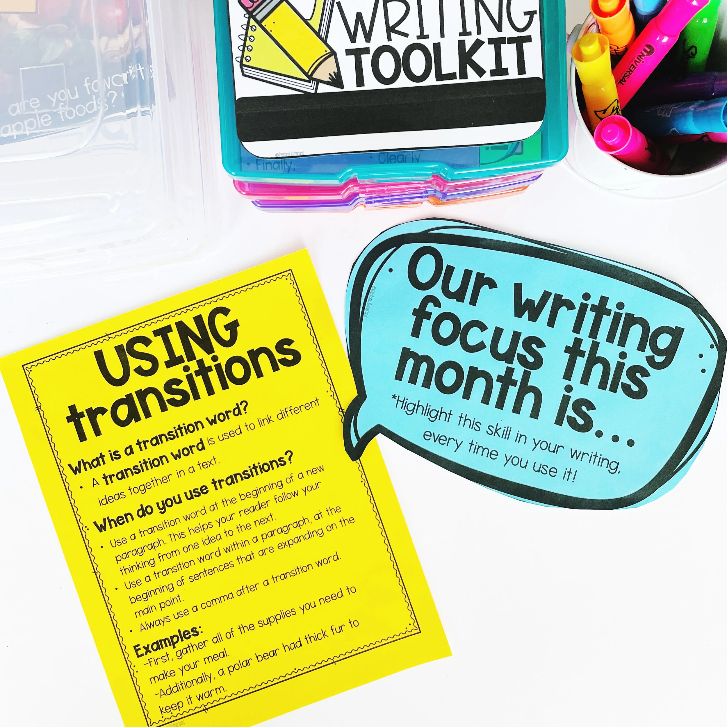 The Ultimate September Writing Center — The Simple Classroom