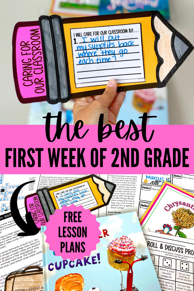 First Week of 2nd Grade Lesson Plans — The Simple Classroom