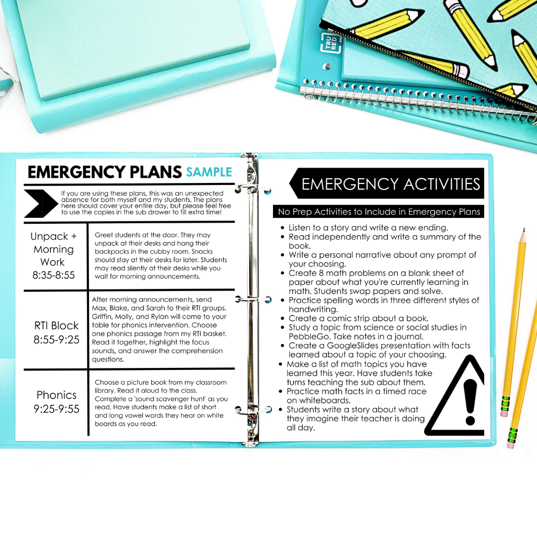 Sub Plans You Barely Have to Write — The Simple Classroom