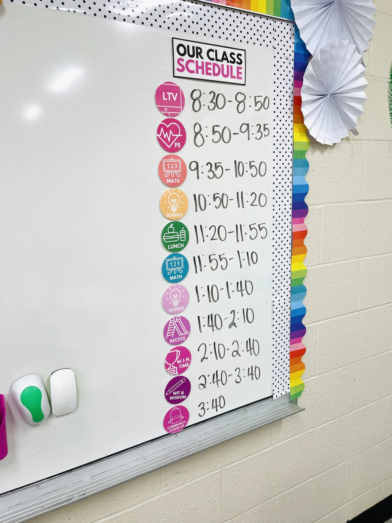 Editable Daily Schedule Cards that Teachers LOVE - Great for 2nd and ...