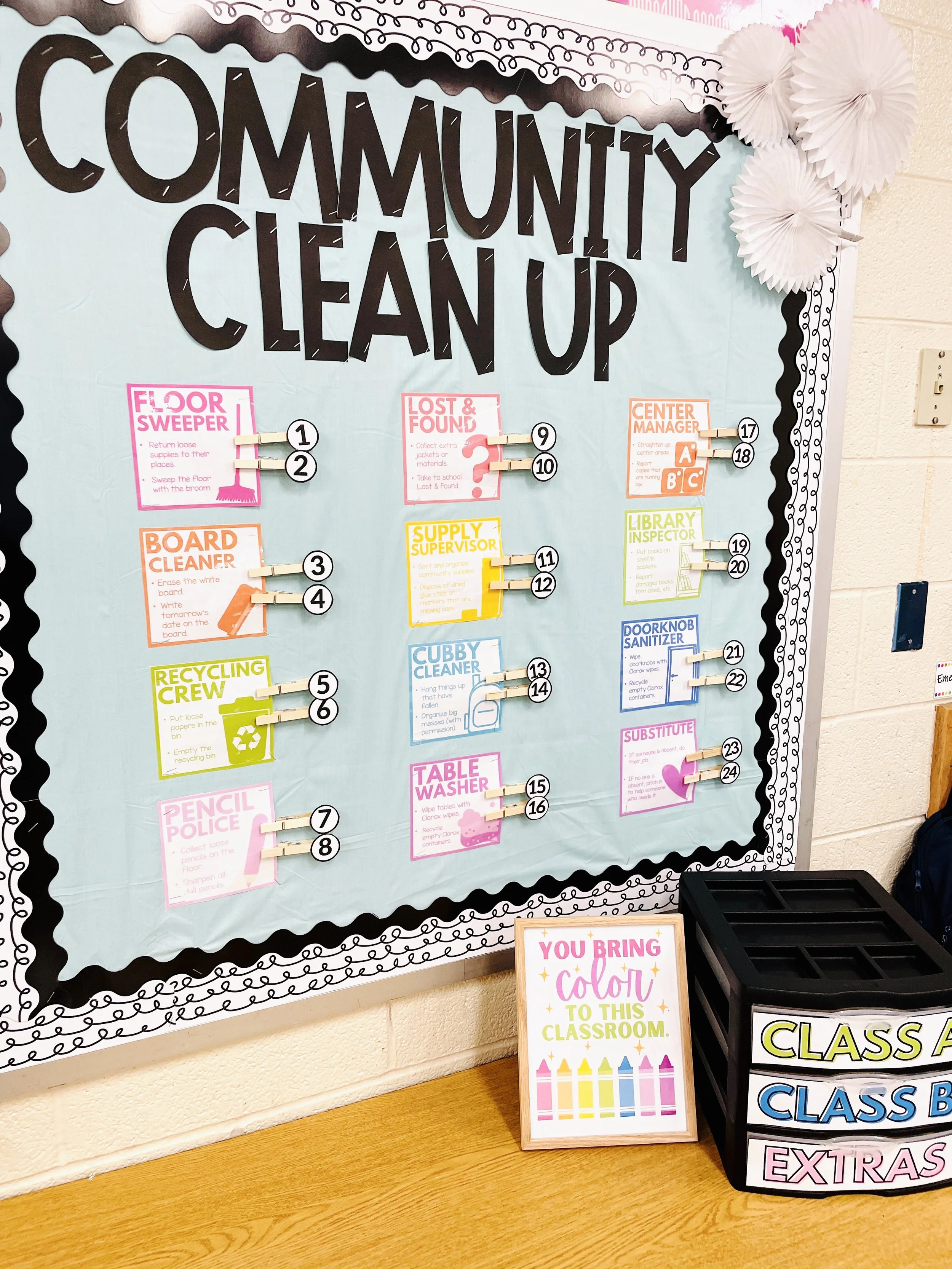 How to Organize and Assign End of Day Jobs in 2nd Grade — The Simple ...