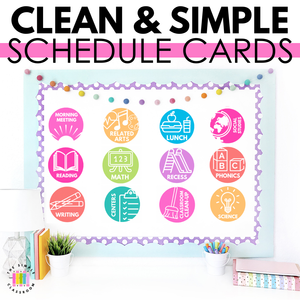 Clean and Simple Schedule Cards that You Will Want to Keep Forever ...
