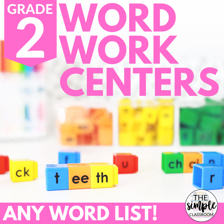 My 2nd Grade Center Set-Up | Classroom Literacy Centers — The Simple ...