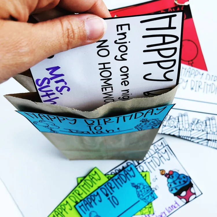 The Easiest Student Birthday Gifts in a Real 2nd Grade Classroom — The ...