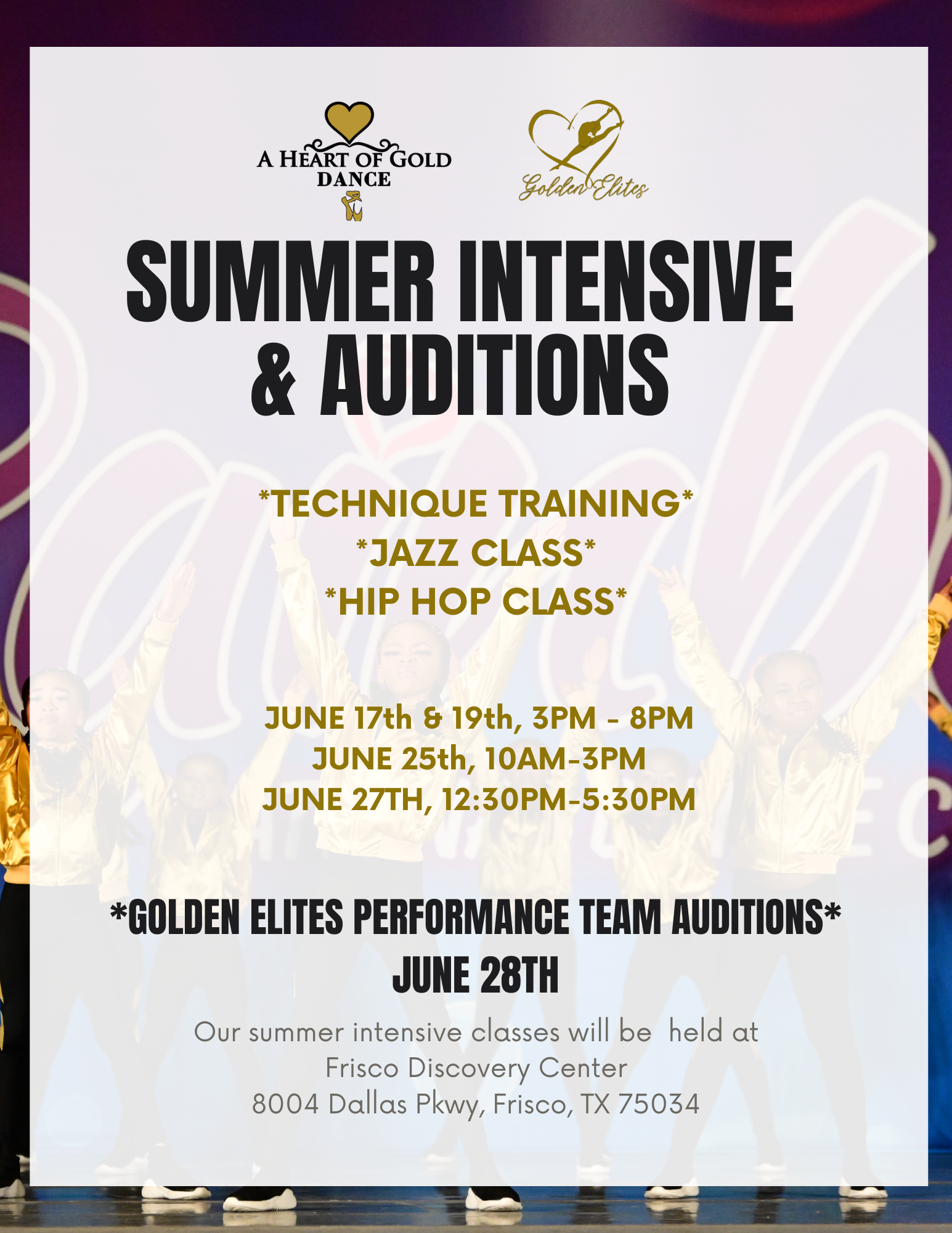 Summer Intensive 2024 — A Heart of Gold Dance
