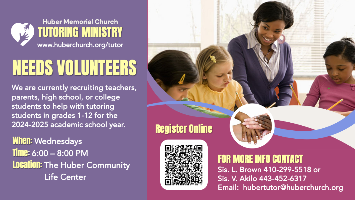 STREAM — Huber Memorial Church