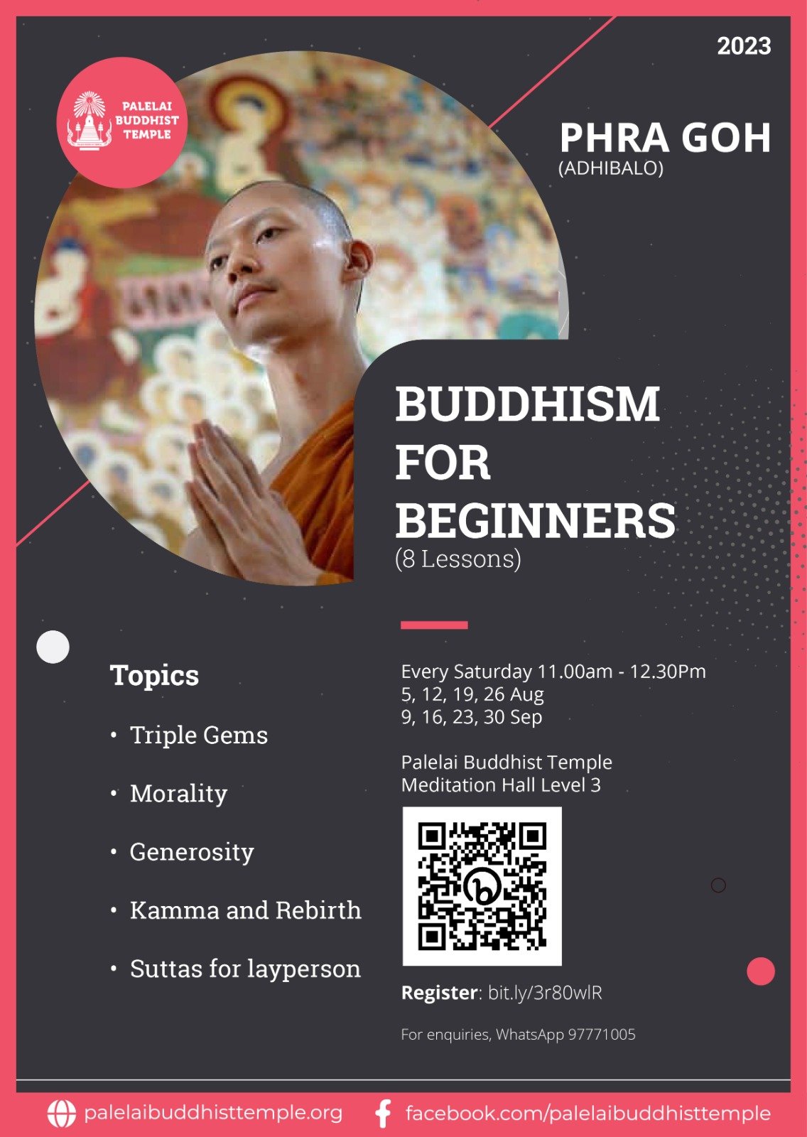 Upcoming Events — Palelai Buddhist Temple