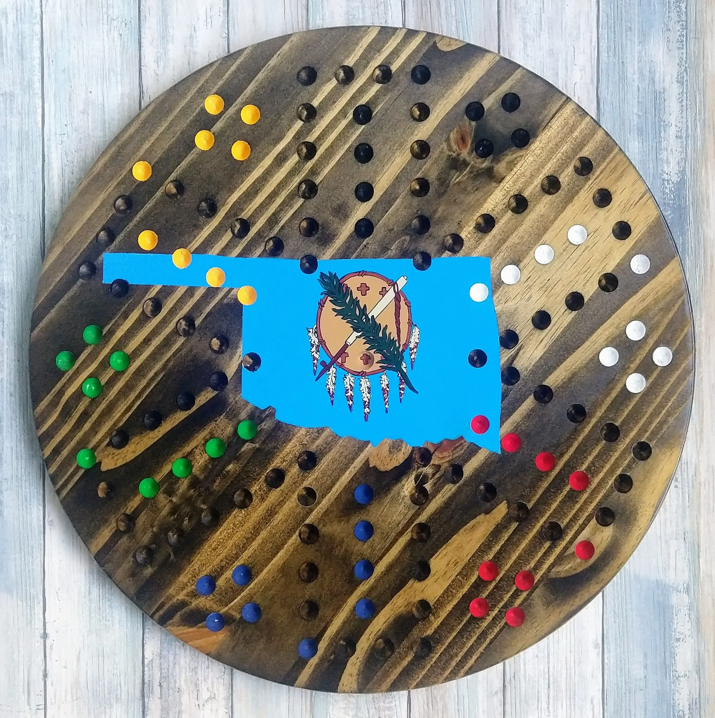 State flag custom wahoo game board — CHRIS'N'CARRIES Wahoo games and signs