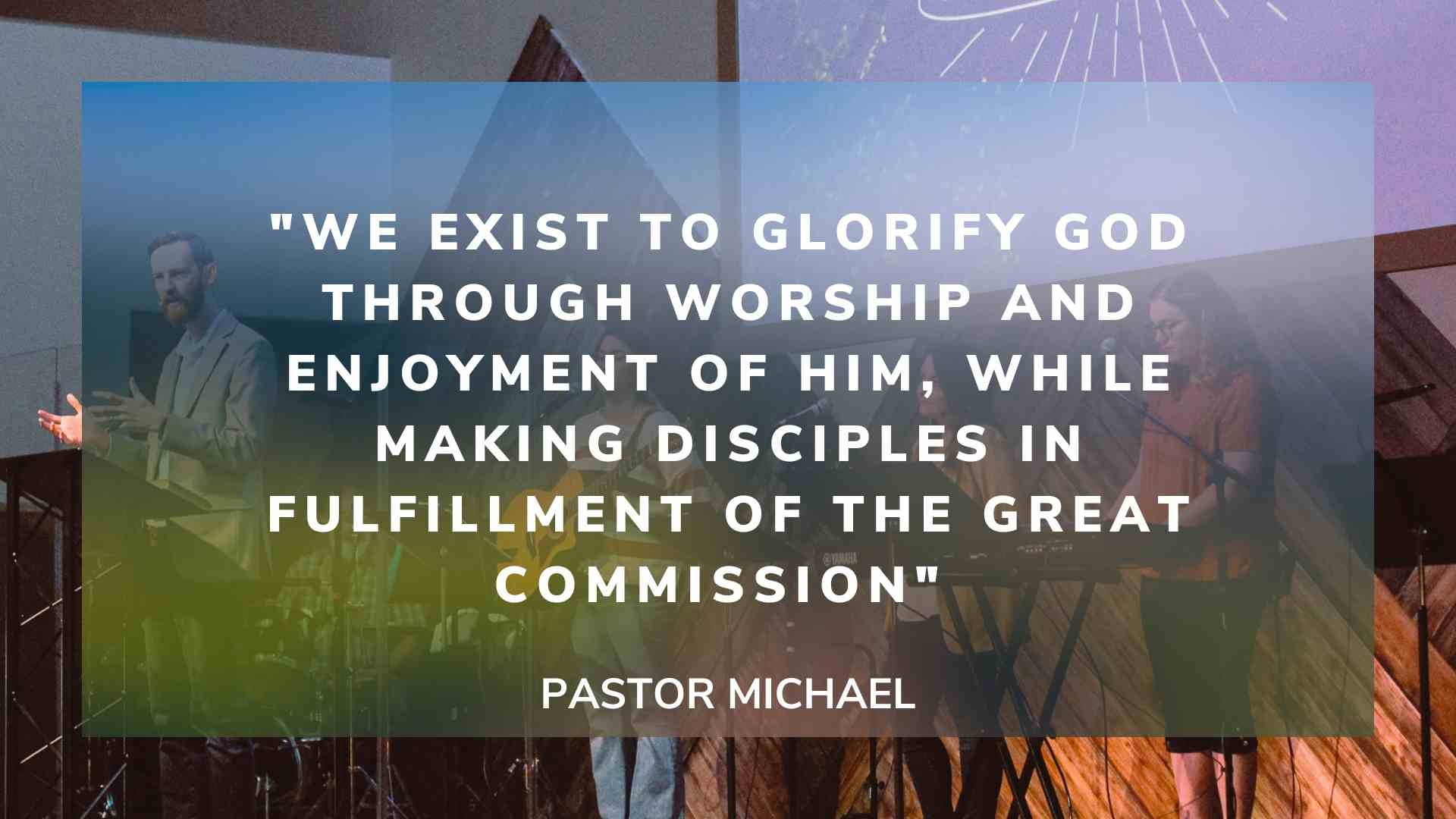 To know Him and make Him known