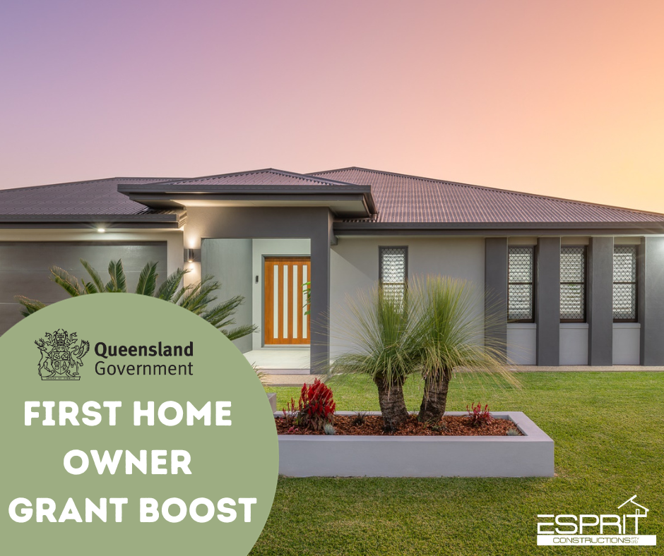 First Home Owner Grant Boost Welcome News for buyers — Esprit ...
