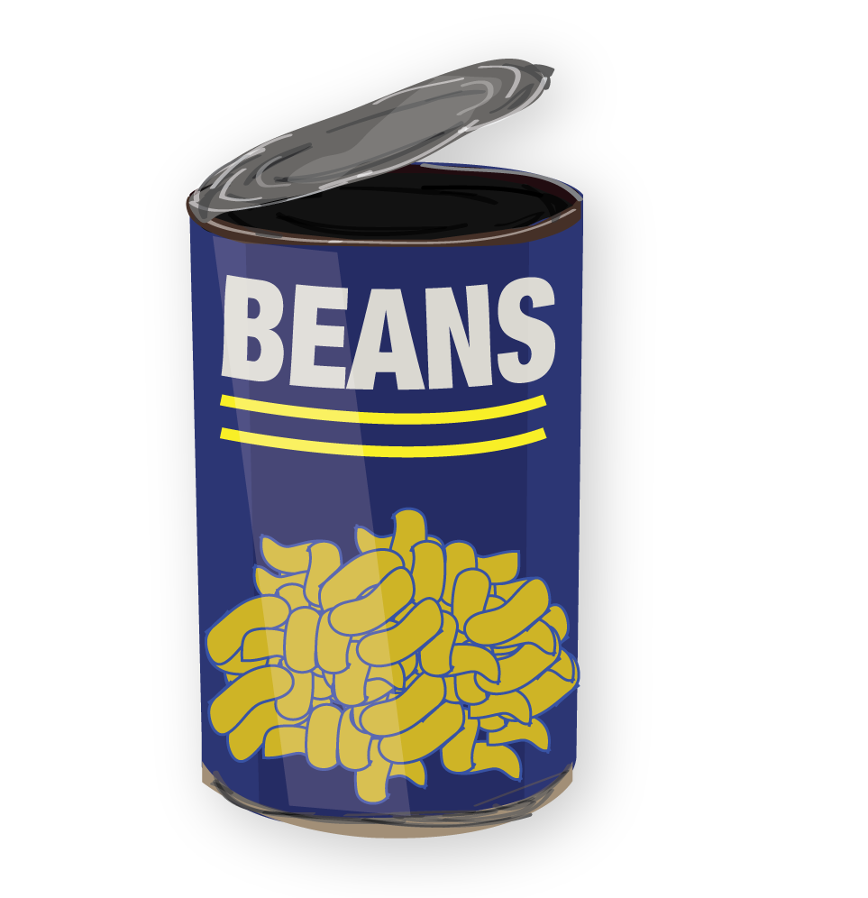 Can Of Beans Clipart