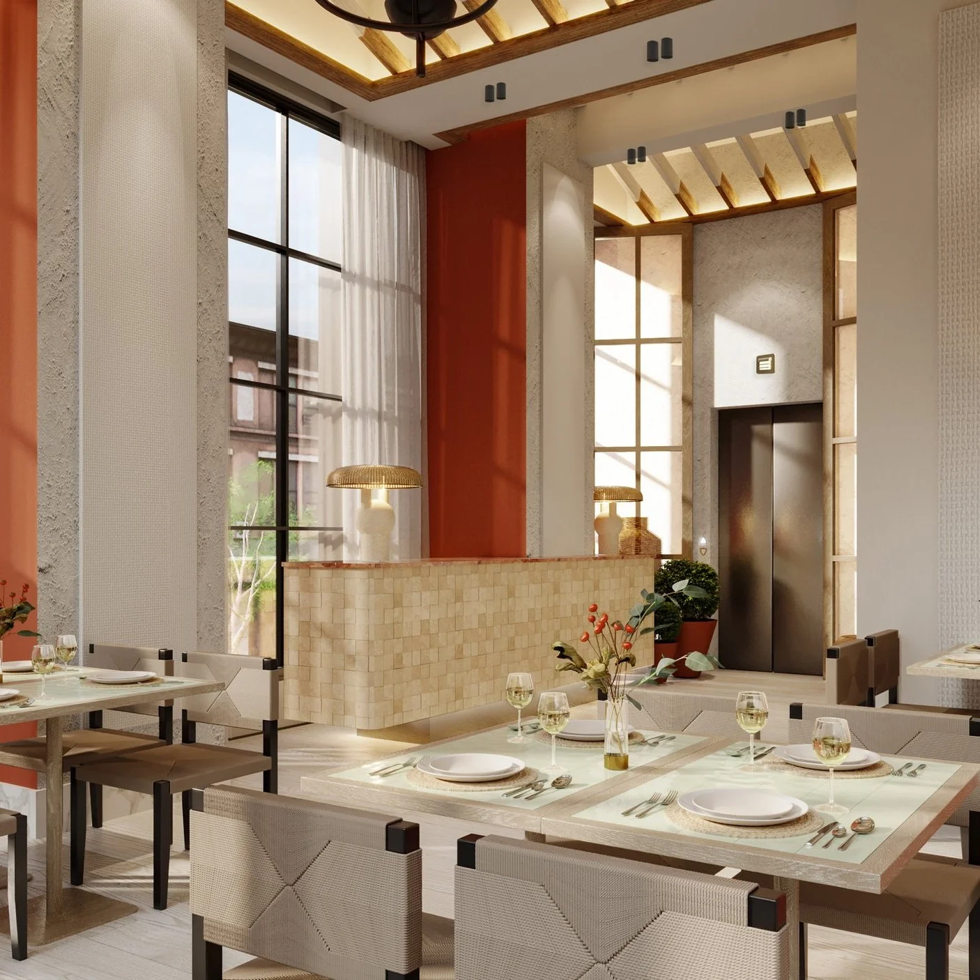 Commercial Interior Design for Restaurant | STUDIOSSOO