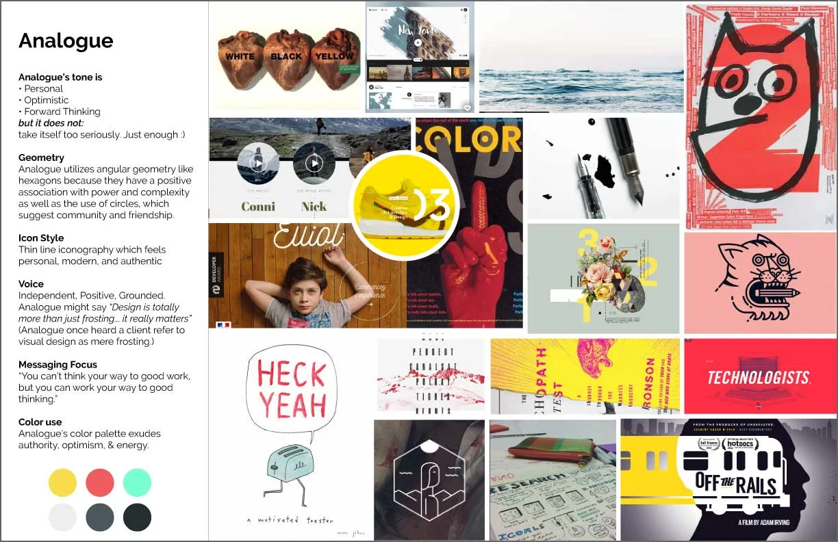 What to write on a mood board — Chris Hannon Creative