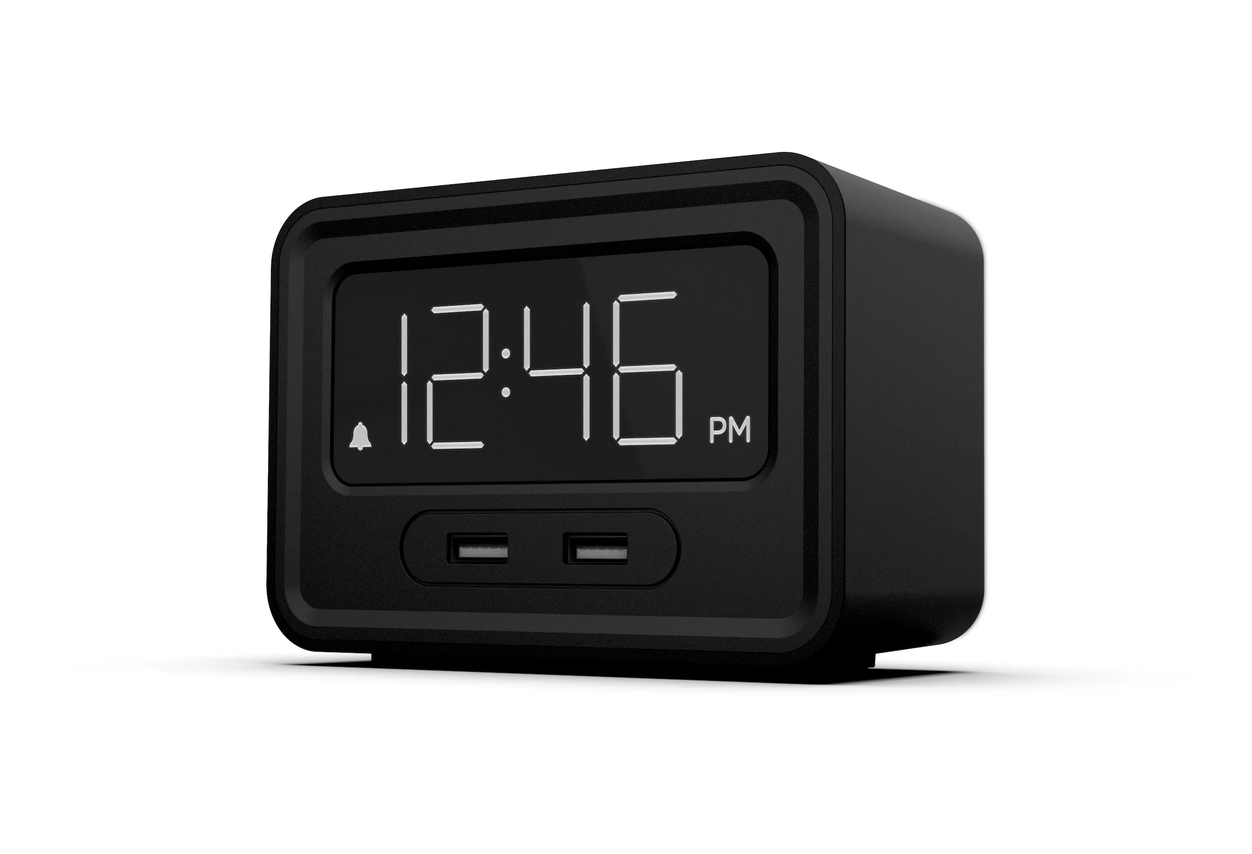 Hotel Alarm Clock with Dual USB Outlets - Under $20 - Nonstop Products