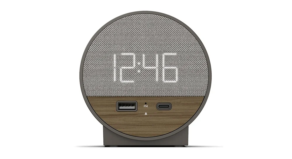Modern Hotel Alarm Clock with Dual USB Charging Outlets - Now with USB ...