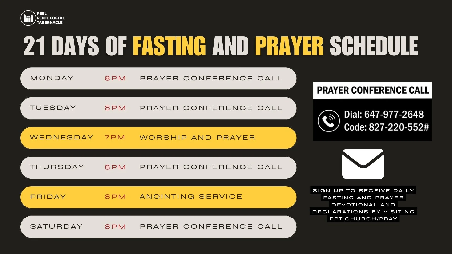 Pray — Peel Pentecostal Tabernacle