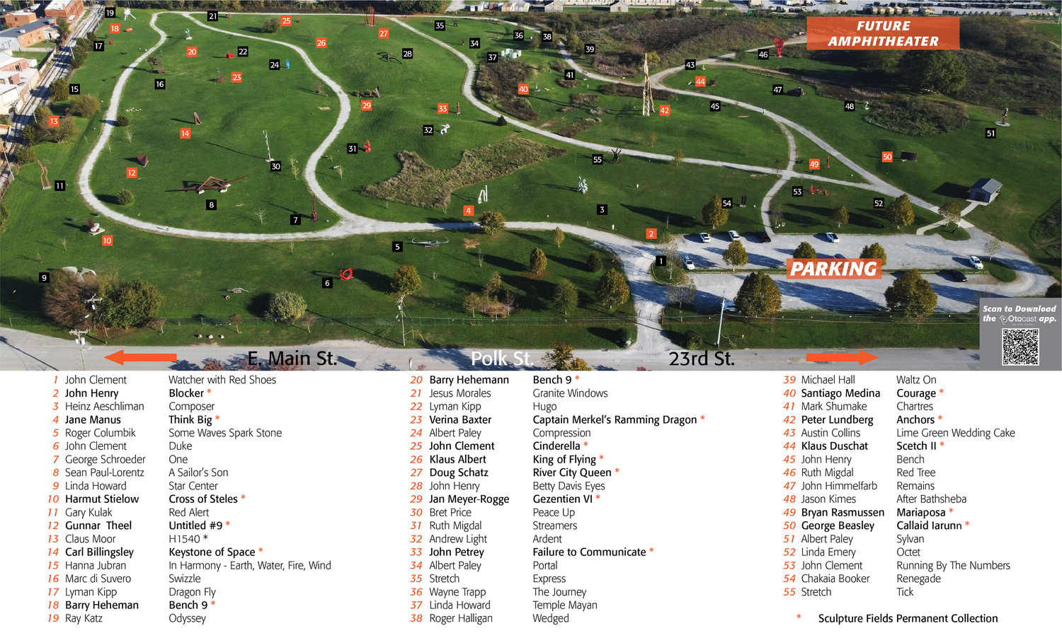 Sculpture Park Map of Montague Park — Sculpture Fields at Montague Park
