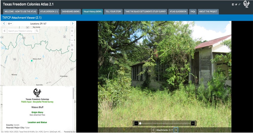 Texas Freedom Colonies Project — Livingmaps Network
