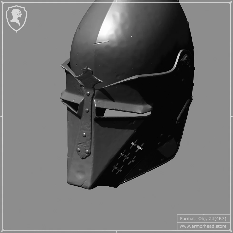 Dog Faced Bascinet — ARMORHEAD