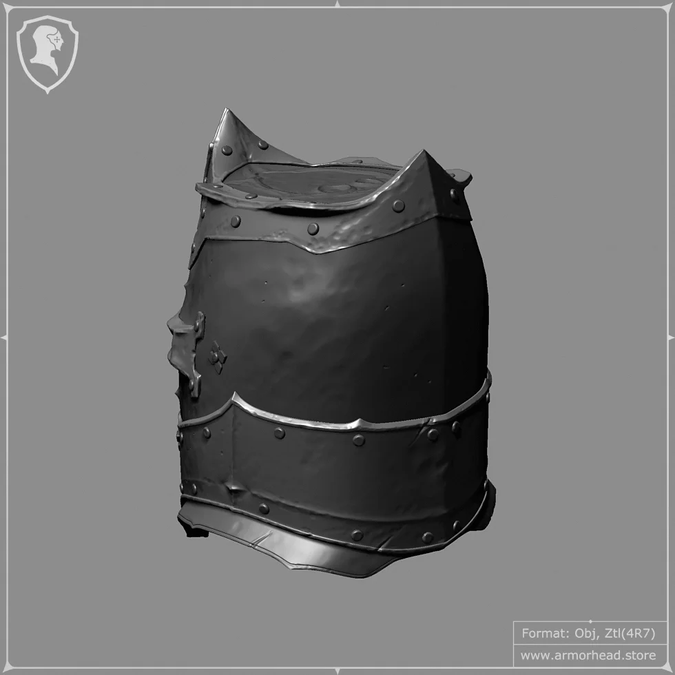 Fantasy Crusader Great Helm — ARMORHEAD