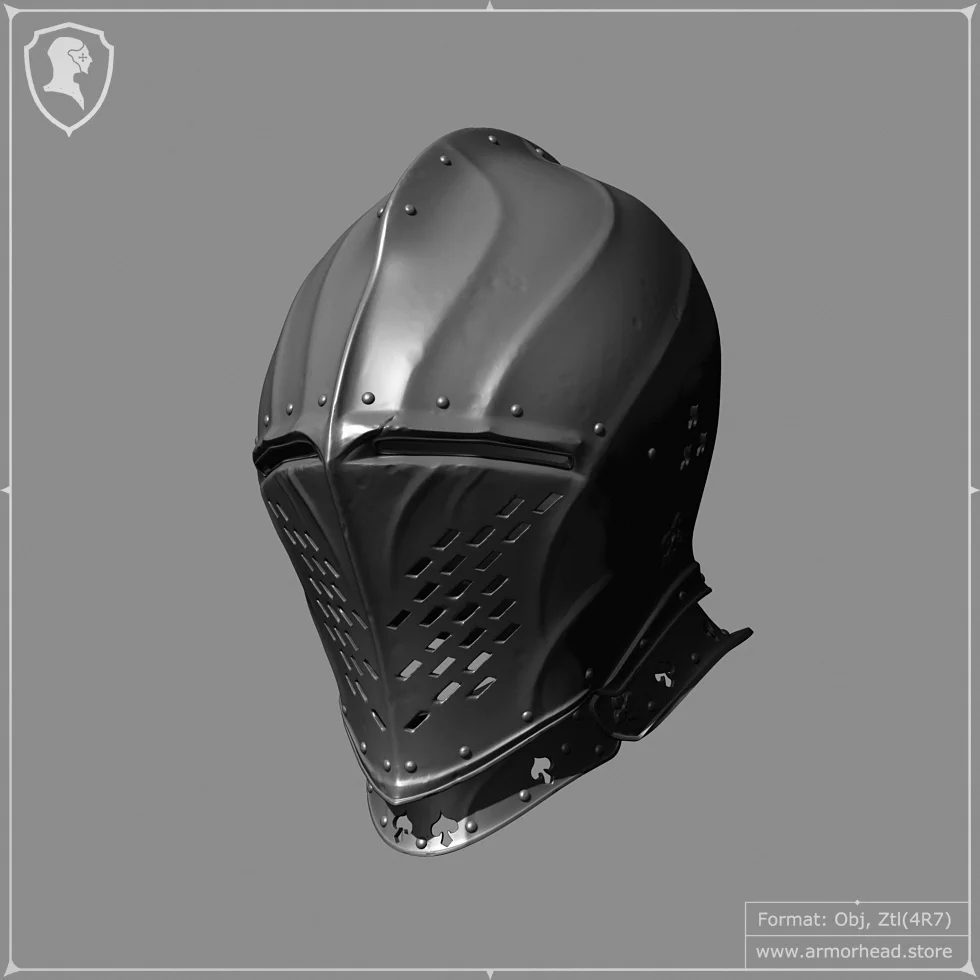 Fantasy Gothic Knight Helmet — ARMORHEAD
