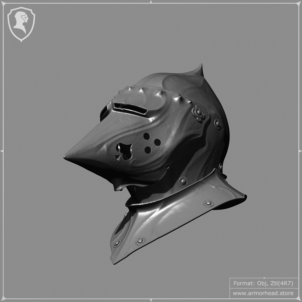 RatFace Knight Helmet — ARMORHEAD