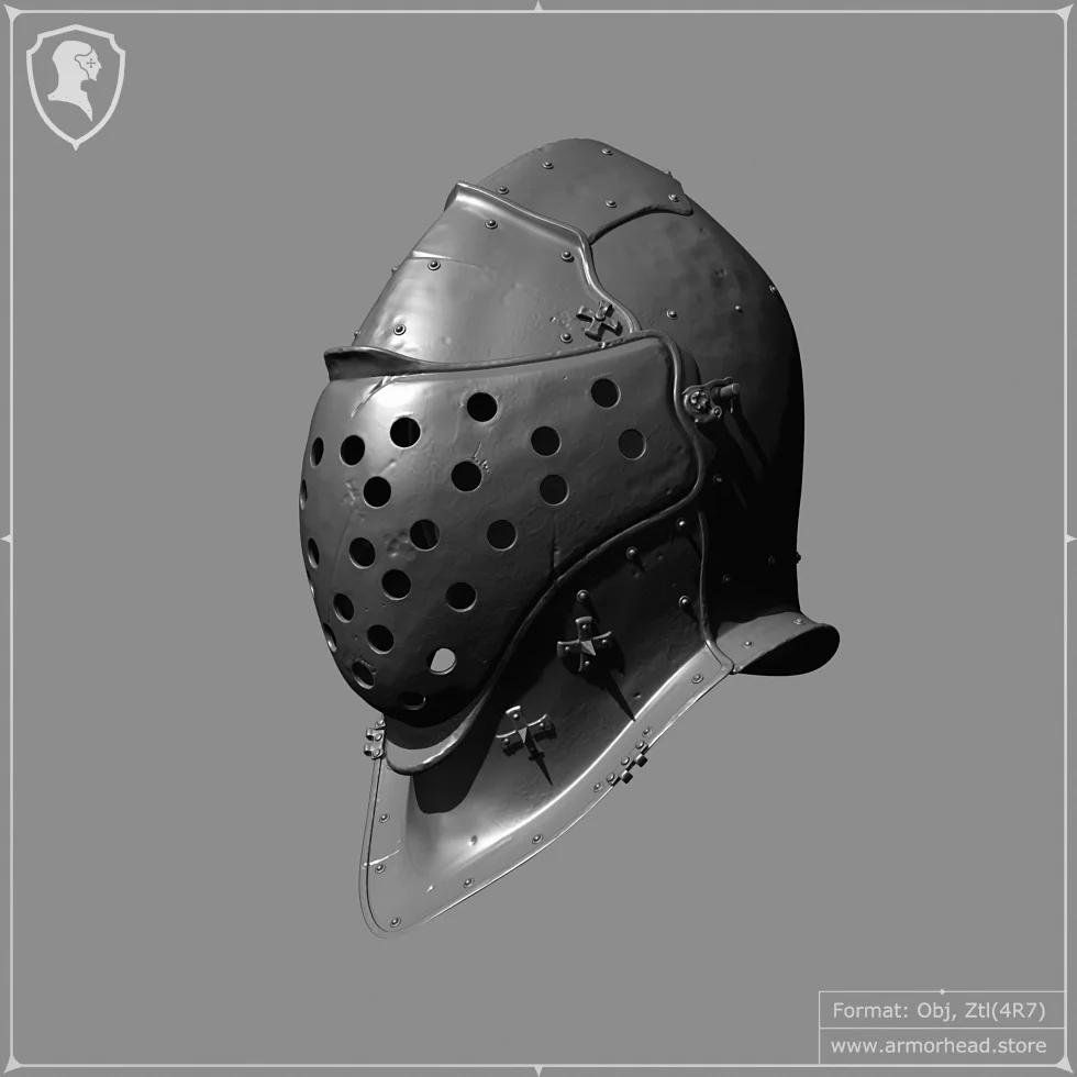 Rounded Heavy Helmet — ARMORHEAD