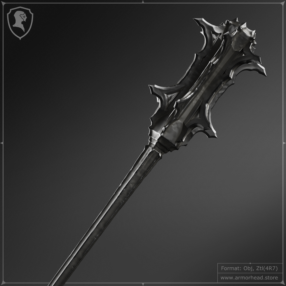 Fantasy Mace Weapon